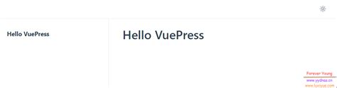 Vuepress2详细安装流程 Forever Young