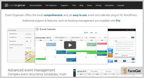 7 events wordpress plugins 2022 free and paid formget