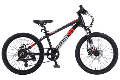 Велосипед TechTeam Sprint 20"х11" черно-красный 2024 купить за 22 790 ...