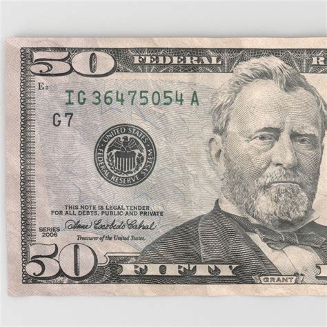 Billete De 50 Dolares Modelo 3d 10 Obj 3ds Max C4d Free3d