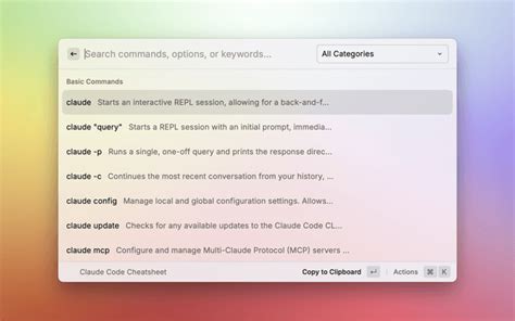Raycast Store Claude Code Cheatsheet