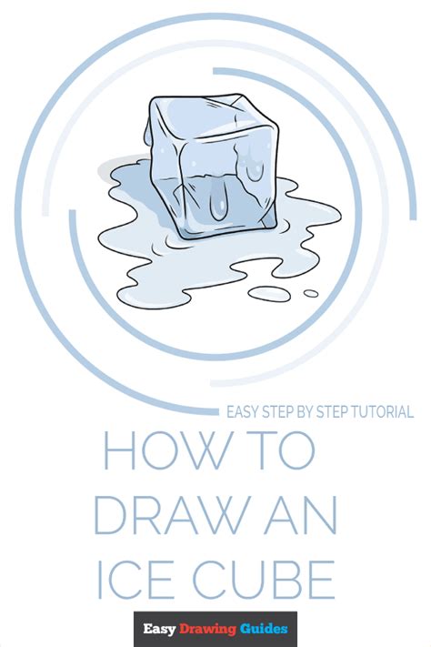 How To Draw An Ice Cube Really Easy Drawing Tutorial