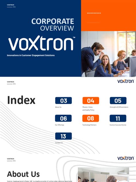 Voxtron Odoo Partner Company Profile 2024 Pdf Customer Relationship Management Call Centre