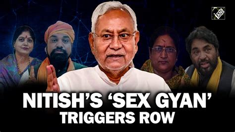 Bihar Bjp Mlas Blast At Cm Nitish Kumars ‘sex Gyan At Assembly