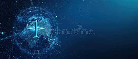 Navigation Concept For Aviation Compass Stock Illustration