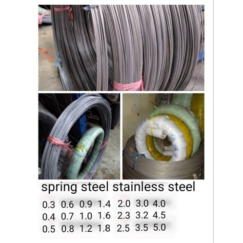 Spring Steel Stainless Steelwire 1kg Shopee Malaysia