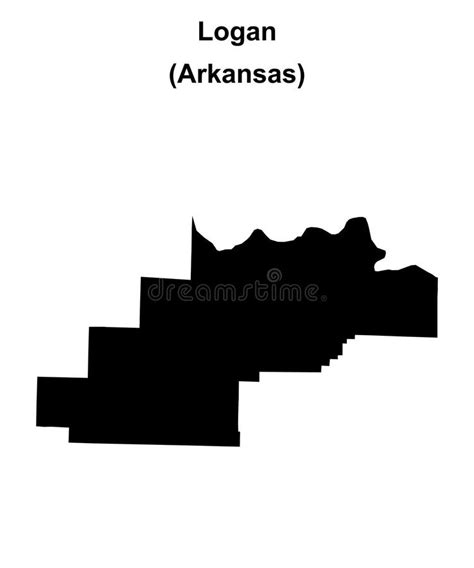 Logan Outline Map Stock Illustration Illustration Of Icon 357882718