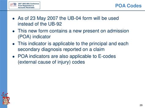 What Are Poa Exempt Codes At Victoria Mcbrien Blog