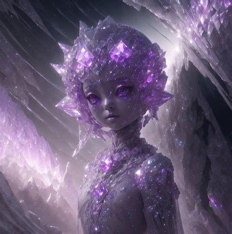 Crystal Cute Small Humanoid Girl Alien By Afilca On Deviantart