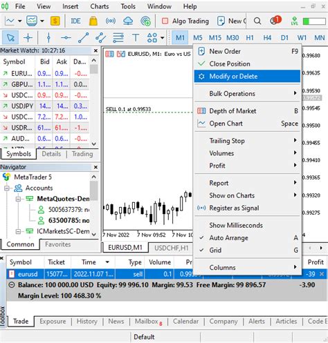 How To Modify Trade On MT4 MT5 And Mobile Get Know Trading