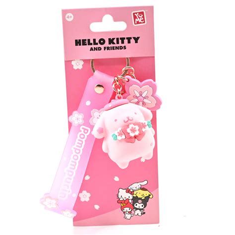 Portachiavi Sanrio Hello Kitty And Friends Pompompurin Sakura • Pop