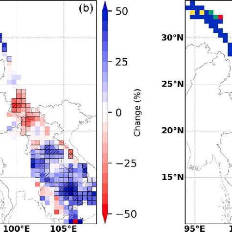 Spatial Distribution Of Runoff Trends In A Wet And B Dry Seasons Download Scientific
