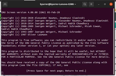 Шпаргалка по Gnu Screen Записки разработчика