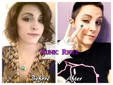 Runic Rigel Shaving My Head Sex Appeal Travel Feminism Regrets