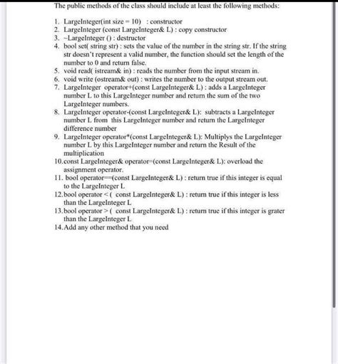 Solved Objective To Leam How To Use C Classes And Object