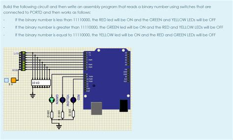Solved Please Write Ardiuno Code To Run This Simu