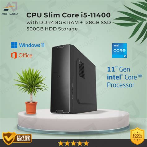 Jual Cpu Pc Slim Intel Core I Gen Ram Gb Ssd Rakitan Office Shopee Indonesia