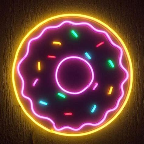 Donut Neon Sign Neon Signs Donut Signs Neon