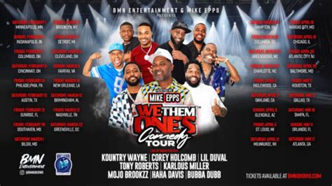 Mike Epps Announces 2025 We Them Ones North American Comedy Tour