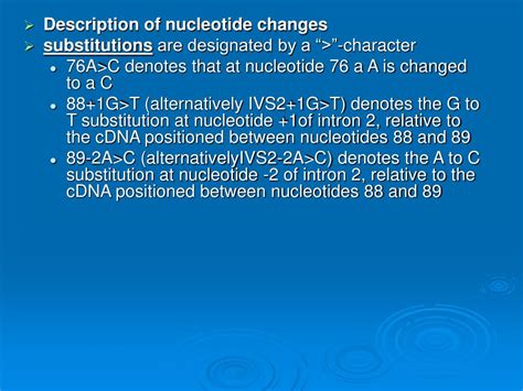 Ppt Different Classes Of Mutations Mutation Detection Powerpoint