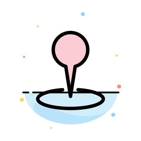 Location Map Marker Pin Abstract Flat Color Icon Template Vector Art At Vecteezy