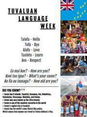 Celebrating Tuvaluan Language Week