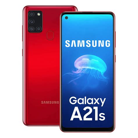 Smartphone Samsung Galaxy A21s 32gb 3gb Rojo Bodega Aurrera En Línea