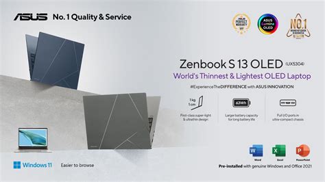 Kelebihan Lumina OLED ASUS ZenBook S13 OLED UX5304 - Soltan World