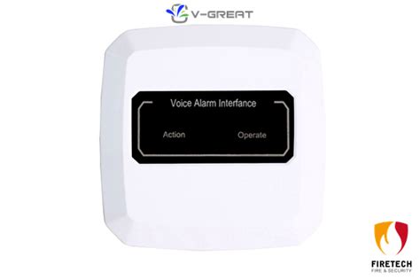 Intelligent Addressable Fire Alarm System Voice Alarm Sync Module