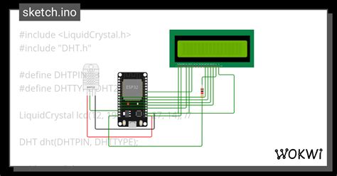 dht22 lcd wokwi esp32 stm32 arduino simulator