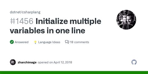 Initialize Multiple Variables In One Line · Dotnet Csharplang
