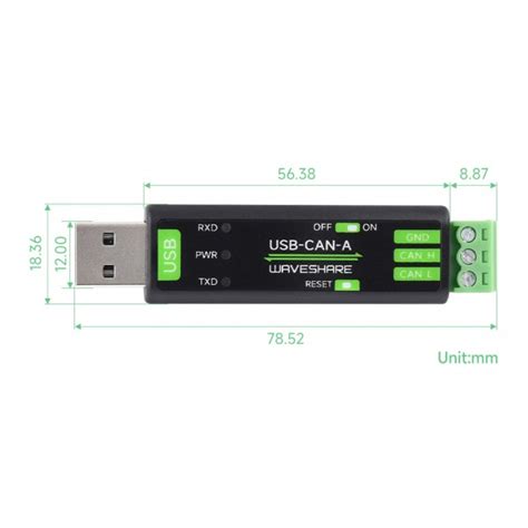 usb to can adapter model a stm32 multiple working modes multi system