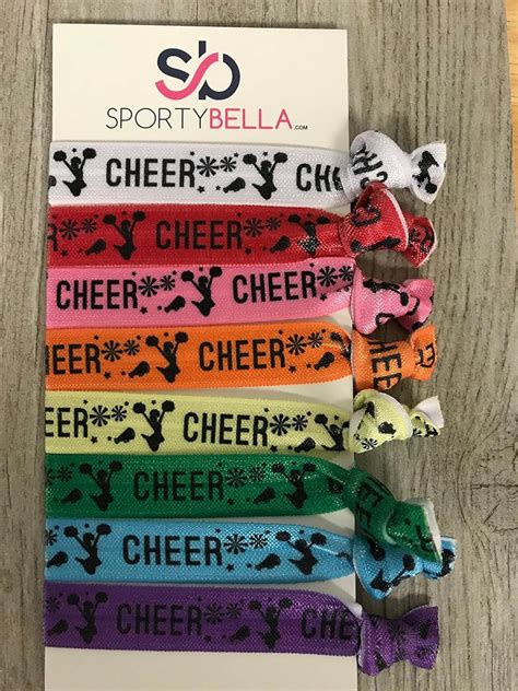 Infinity Collection Cheer Hair Ties Cheerleading Accessories For