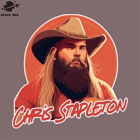Chris Stapleton Retro Style Fan Artwork Png Design Inspire Uplift