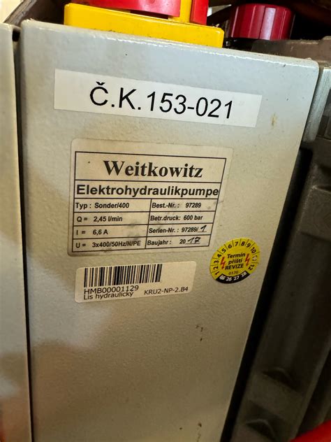 WEITKOWITZ Sonder Hydraulic Pump Used Machines Exapro