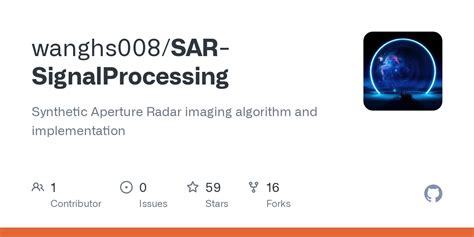 Github Wanghs008sar Signalprocessing Synthetic Aperture Radar Imaging Algorithm And