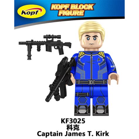 Star Trek Captain Kirk Kf3025 Minifigures Brixtoy