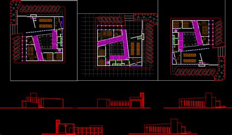 Modern Church DWG Block For AutoCAD Designs CAD