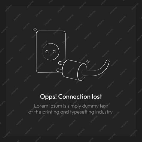 Premium Vector Vector Illustration With Outline Of No Internet Empty State For Android App