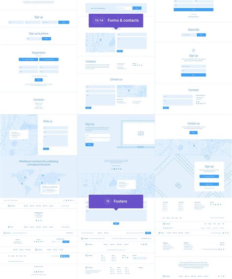 Platforma For Web — Wireframe Kits On Ui8 Wireframe Kit Wireframe