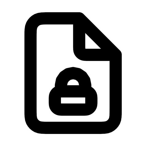 File Lock Vector SVG Icon SVG Repo