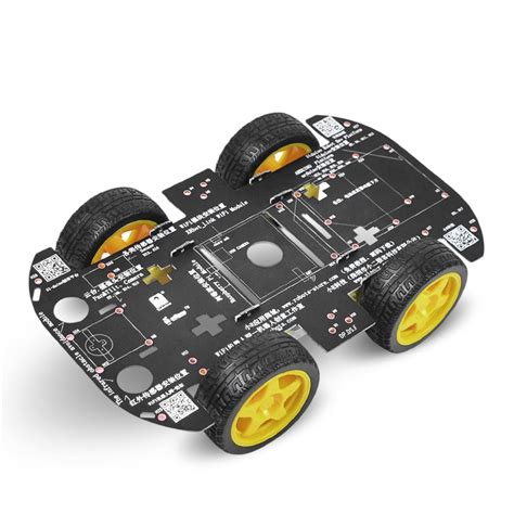 Diy 4wd Robot Car Chassis Kits Compatible Arduinoraspberry Pi Stm32