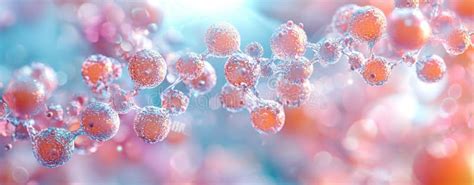 Molecular Structure Background Stock Illustration Illustration Of