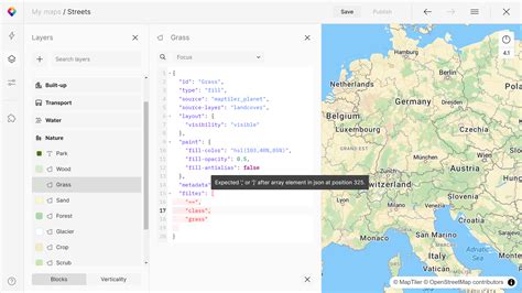 Editing Json Guides Map Design Maptiler
