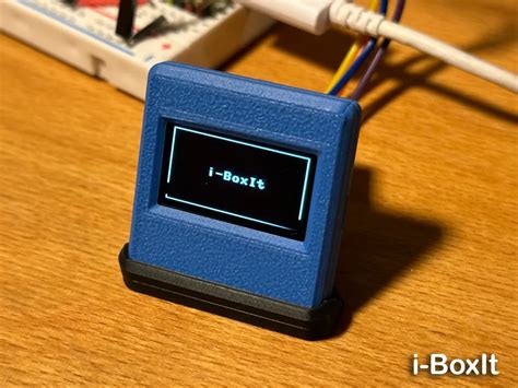 ssd1306 oled display case kit by i boxit makerworld download free 3d models