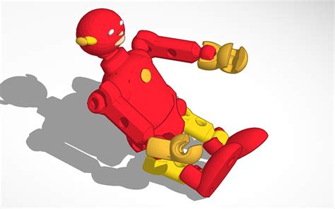 3d Design The Flash Falling Tinkercad