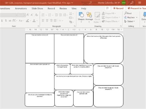 Combined Biology GCSE Revision Mats Edexcel Teaching Resources