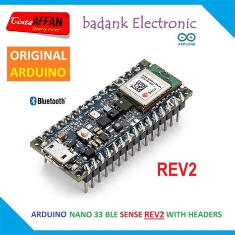 Promo Arduino Nano 33 Ble Sense With Headers Diskon 23 Di Seller