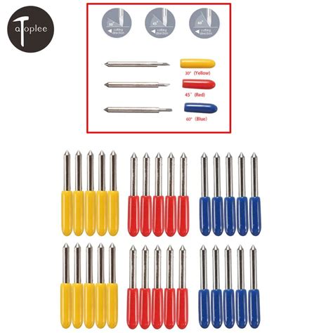 PCS Degree Cutting Plotter Blade Cutter Blades For Cutting Media Mm Thick Vinyl