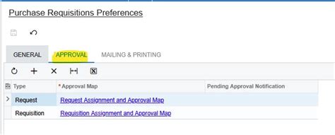 Assignment Map Vs Approval In Purchase Requisitions Preferences Community